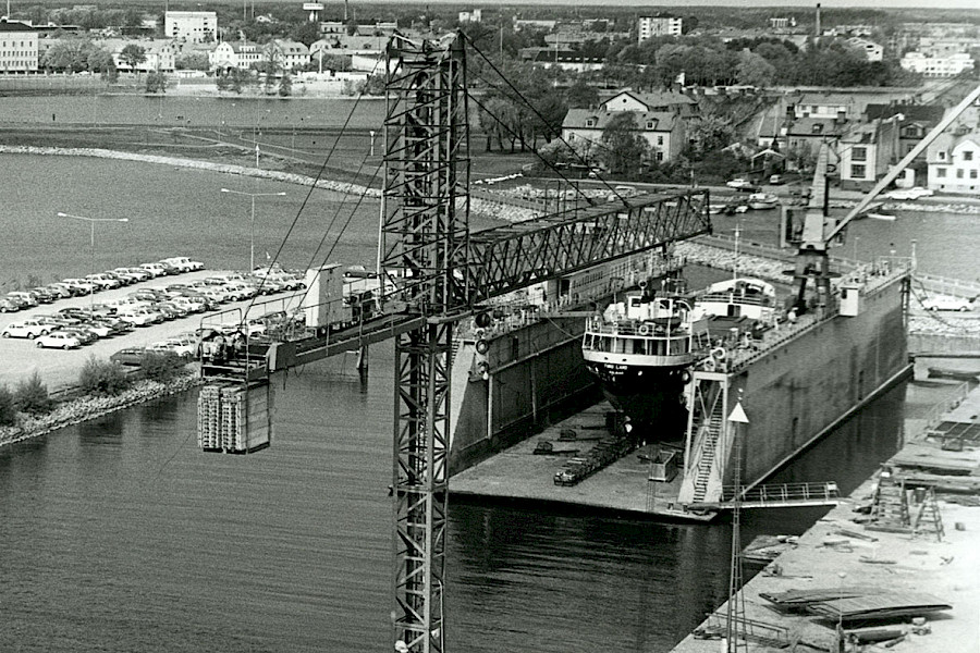 Varvsholmen och Kalmar Varv - Nu och då